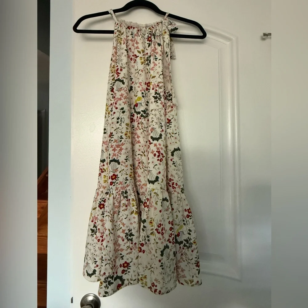 Fate By Lfd | Dresses | Floral Print Halter Tie Dress | Poshmark
